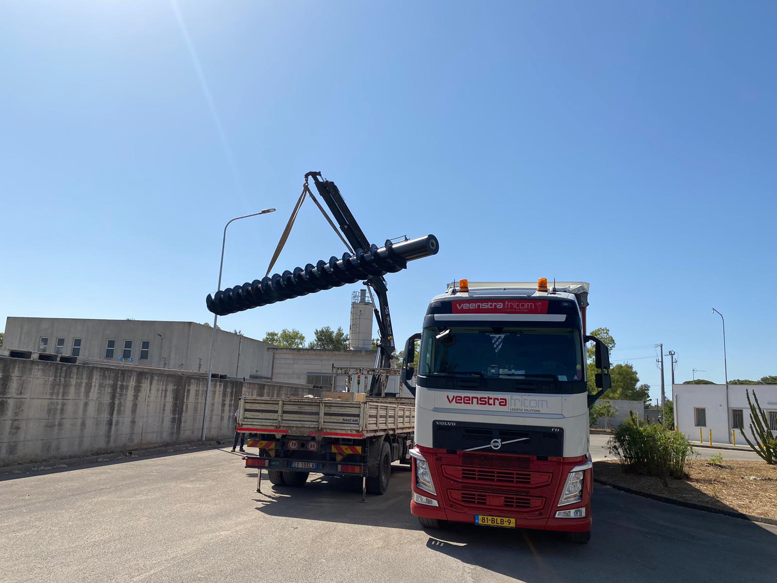 Bijzonder colli transport naar Zuid-Italië