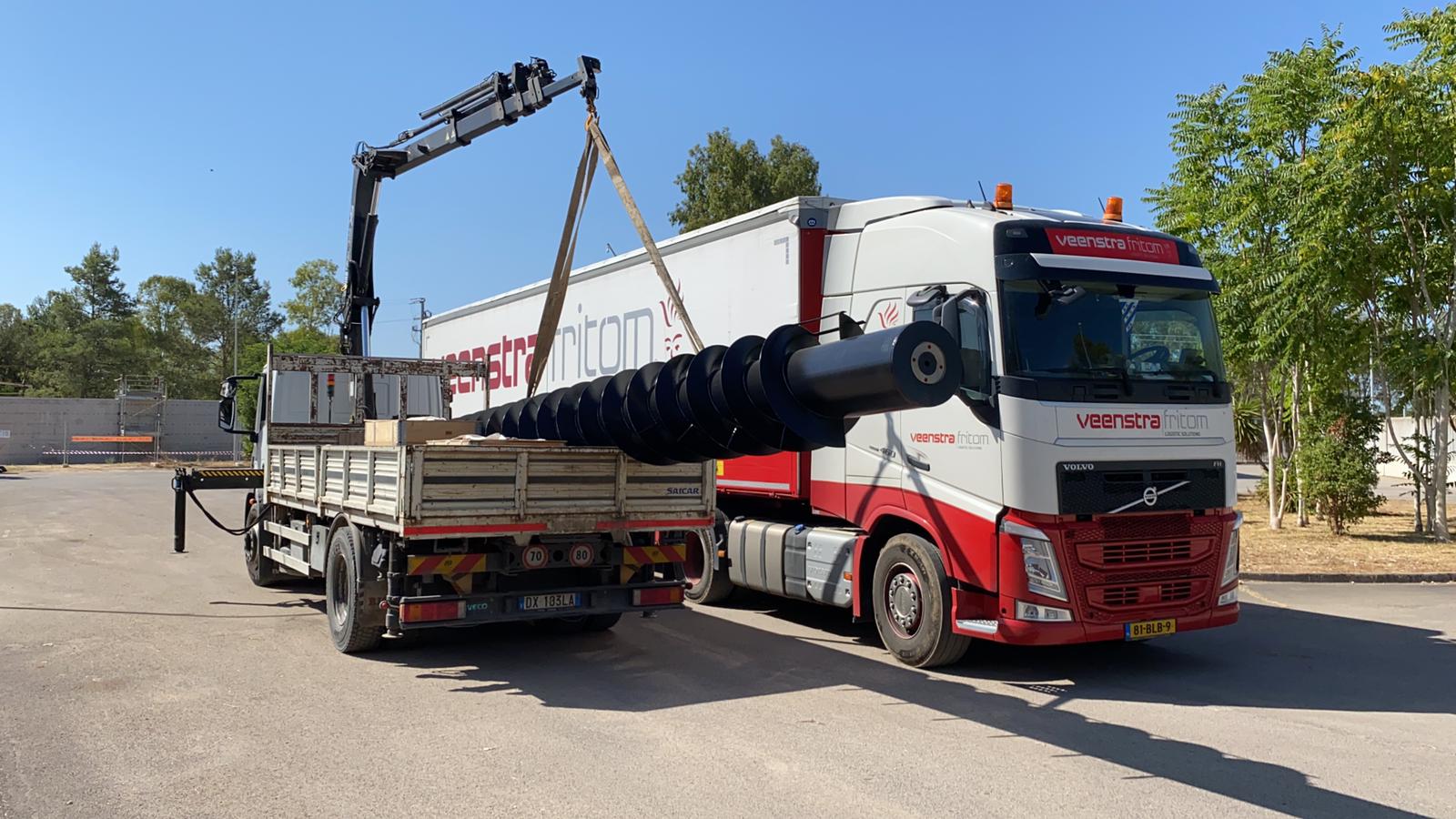 Bijzonder colli transport naar Zuid-Italië