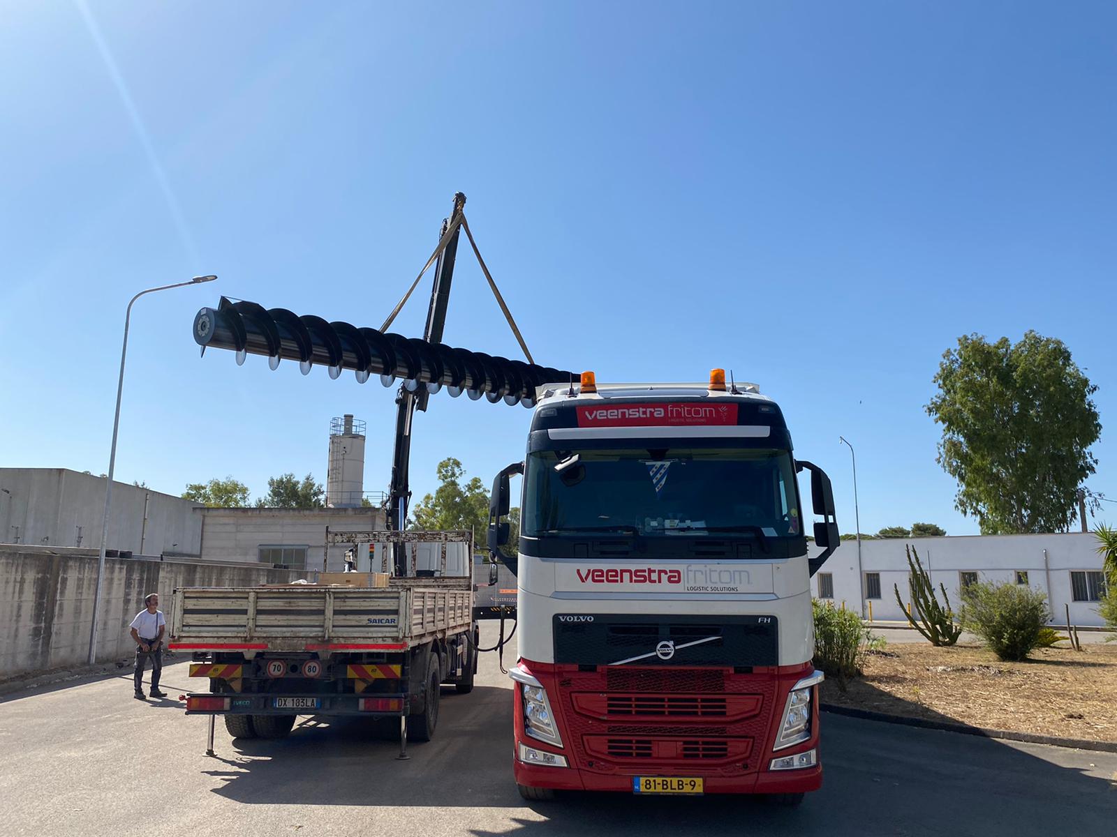 Bijzonder colli transport naar Zuid-Italië