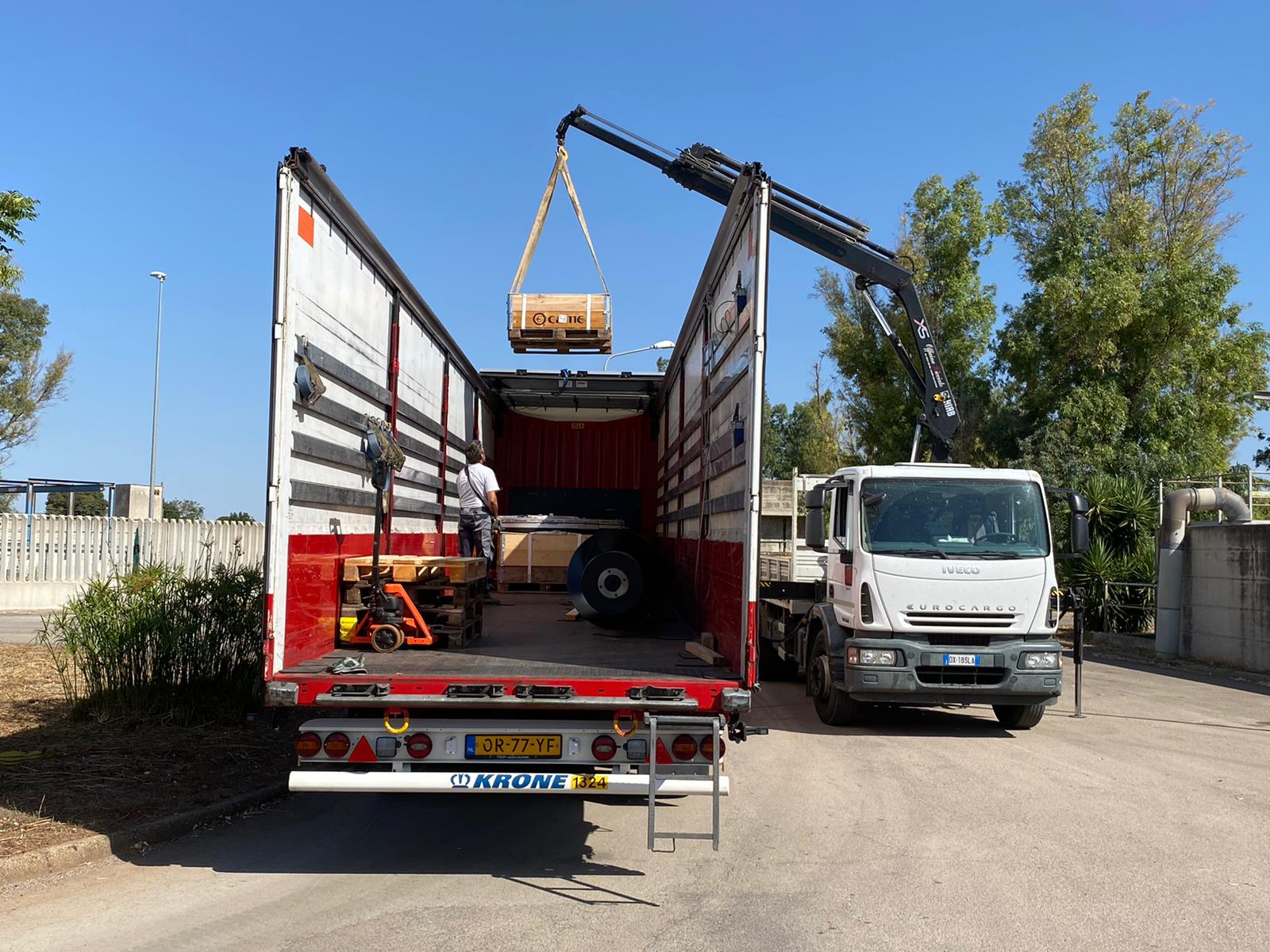 Bijzonder colli transport naar Zuid-Italië