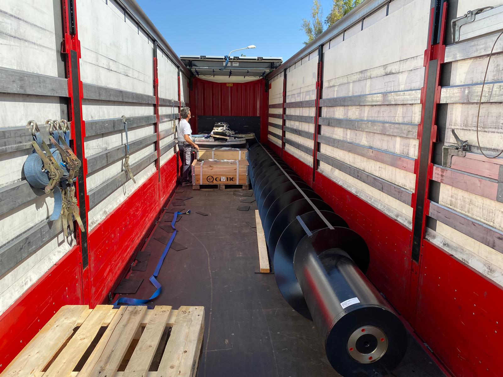 Bijzonder colli transport naar Zuid-Italië