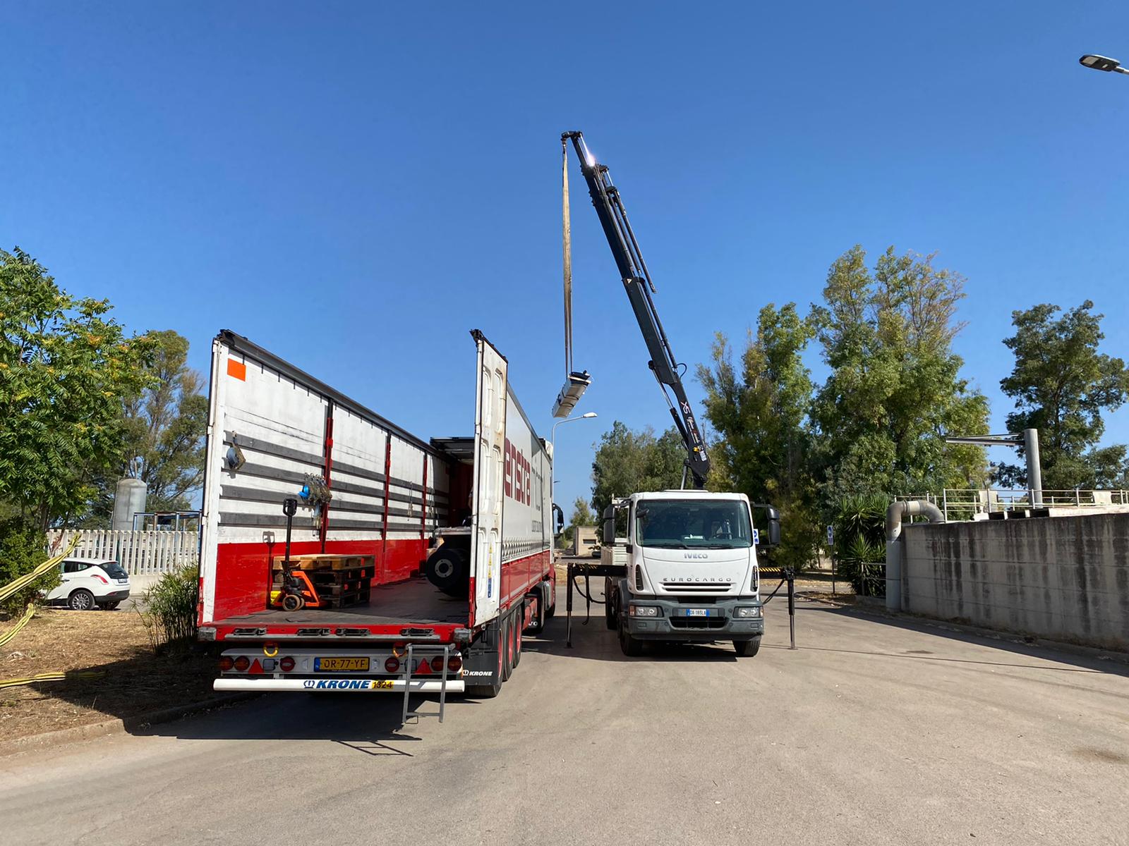 Bijzonder colli transport naar Zuid-Italië