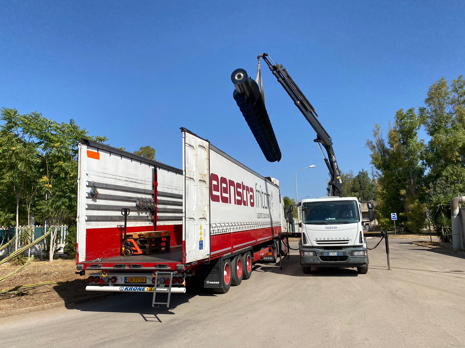 Bijzonder colli transport naar Zuid-Italië